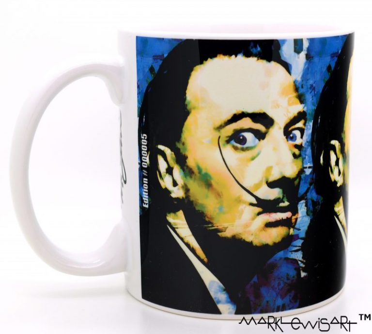 Salvador Dali coffee mug "Apparatus Man" signed collectible | Mark ...