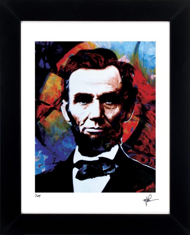 Abe Lincoln art print framed painting noble wall decor | Mark Lewis Art