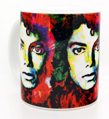 Micheal Jackson Hand Signed Mug - mjs1-mj-c | Mark Lewis Art