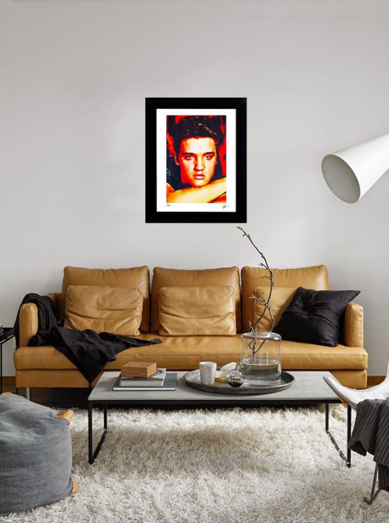 Elvis Presley art print framed painting inviting wall decor | Mark ...