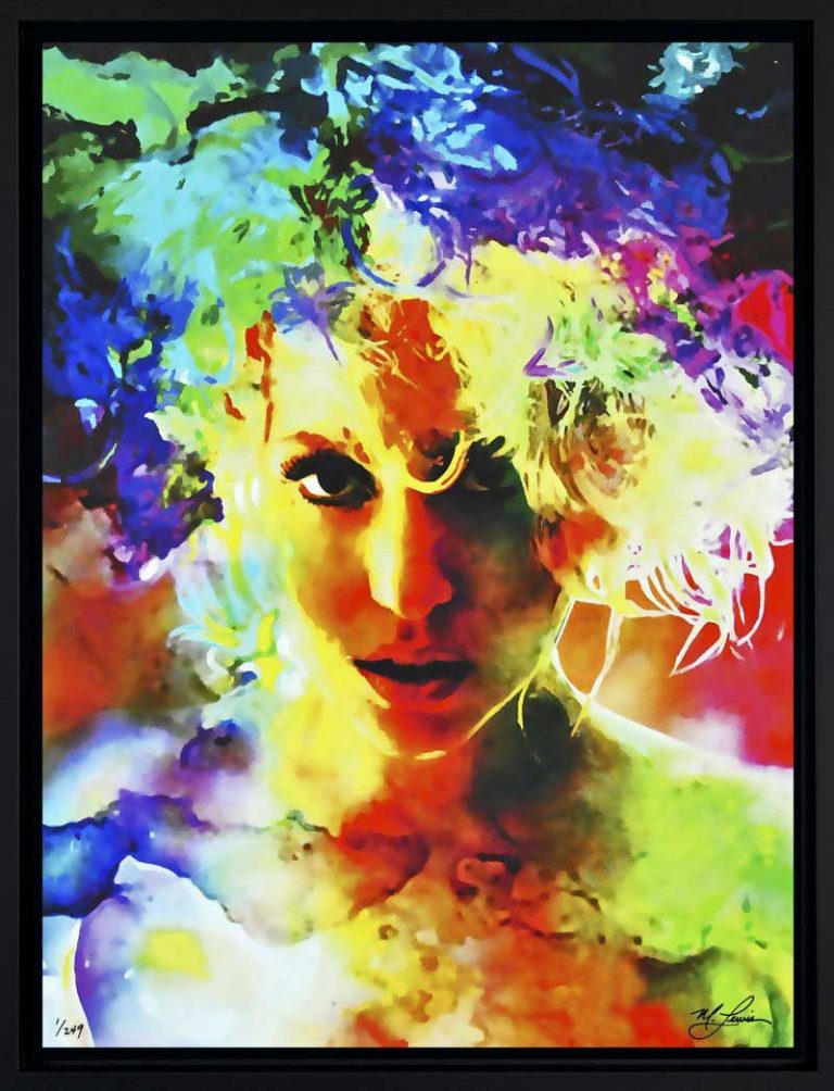 Lady Gaga canvas art print incredible framed decor | Mark Lewis Art