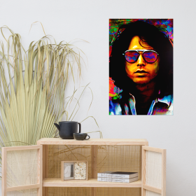 Jim Morrison pop art print. Hand signed wall art portrait - Insightful ...